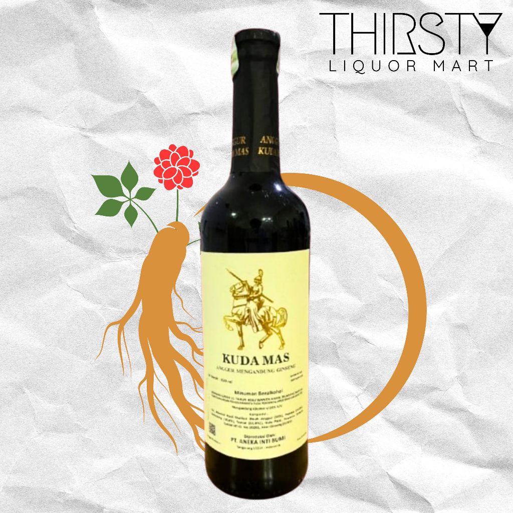 Jual Kuda Mas Anggur Ginseng Premium 620ml | Shopee Indonesia