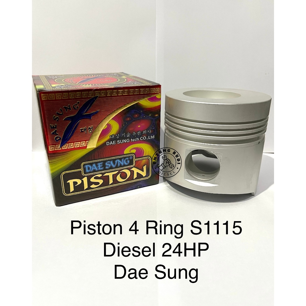 Jual Piston S1115 DaeSung 4 Ring Seker Seher Diesel 24HP | Shopee Indonesia