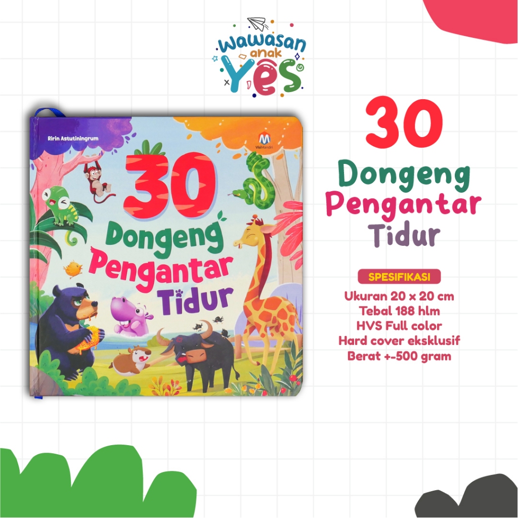 Jual buku 30 Dongeng cerita islami Pengantar sebelum Tidur ziyadbooks official umur 1 2 3 4 5 ...