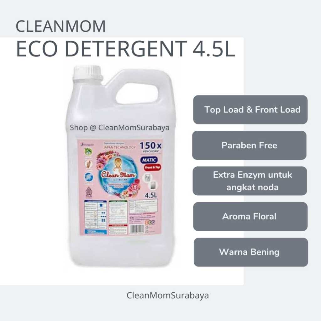 Jual Clean Mom Pencuci Pakaian Bayi ( cocok untuk kulit sensitif ...