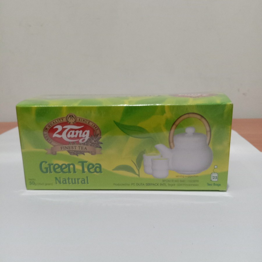 Jual Green Tea Natural 25 bag Pure Green (Teh Hijau Murni Asli Merek ...