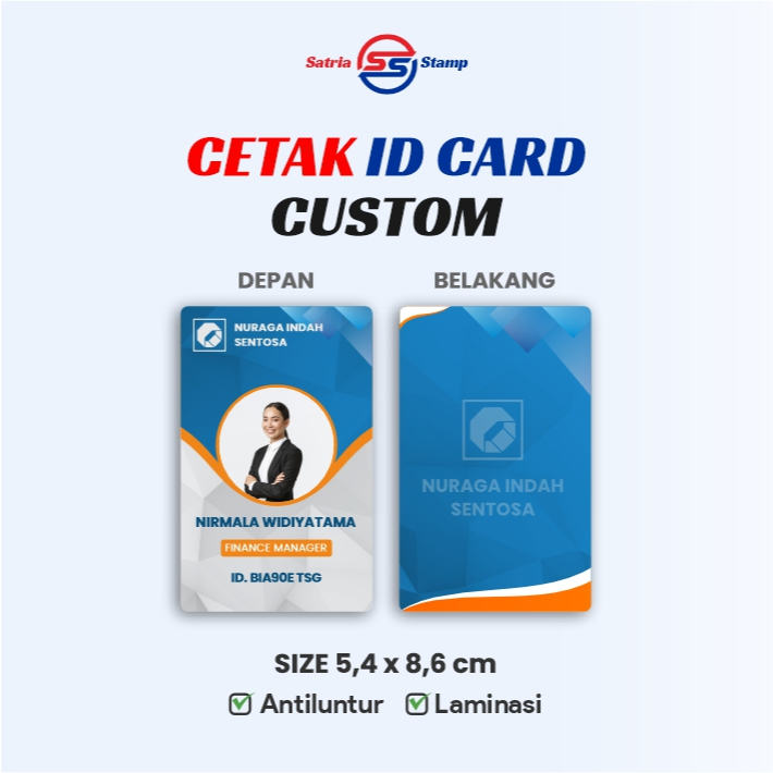 Jual CETAK ID CARD CUSTOM & MEMBER CARD | Shopee Indonesia
