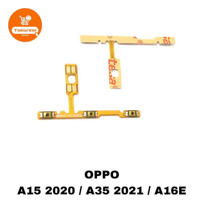Jual FLEXIBLE ON OFF VOLUME OPPO A15 2020 / FLEKSIBEL TOMBOL POWER OPPO A35 2021 / OPPO A16E ...