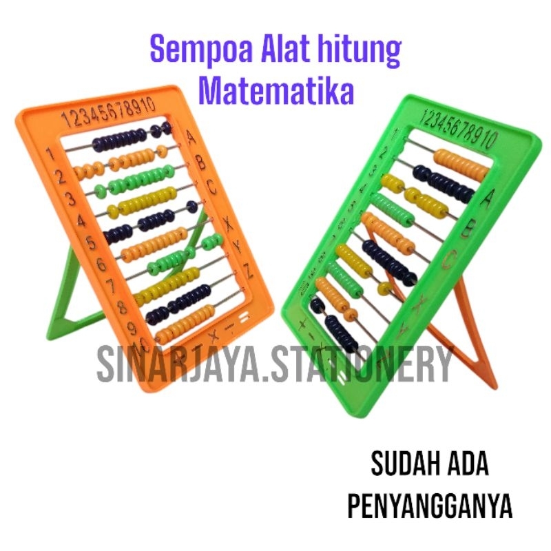 Jual Sempoa Alat Menghitung / alat hitung anak TK mainan matematika ...