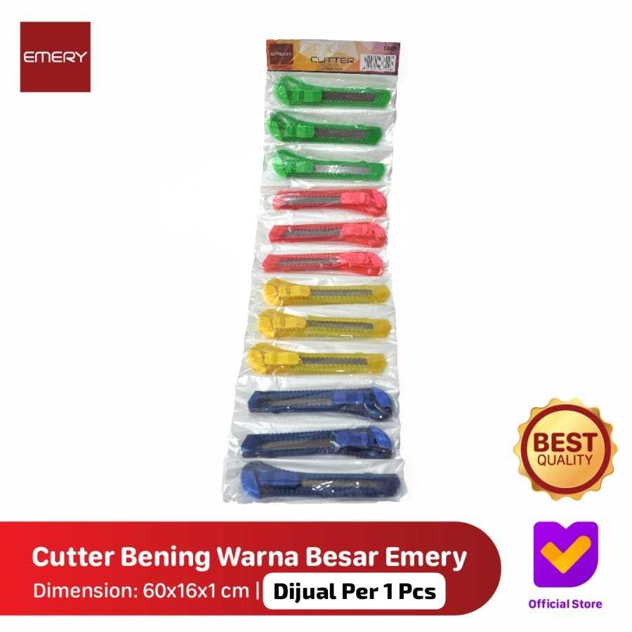Jual CUTTER BENING WARNA BESAR EMERY ( 1 PCS ) | Shopee Indonesia