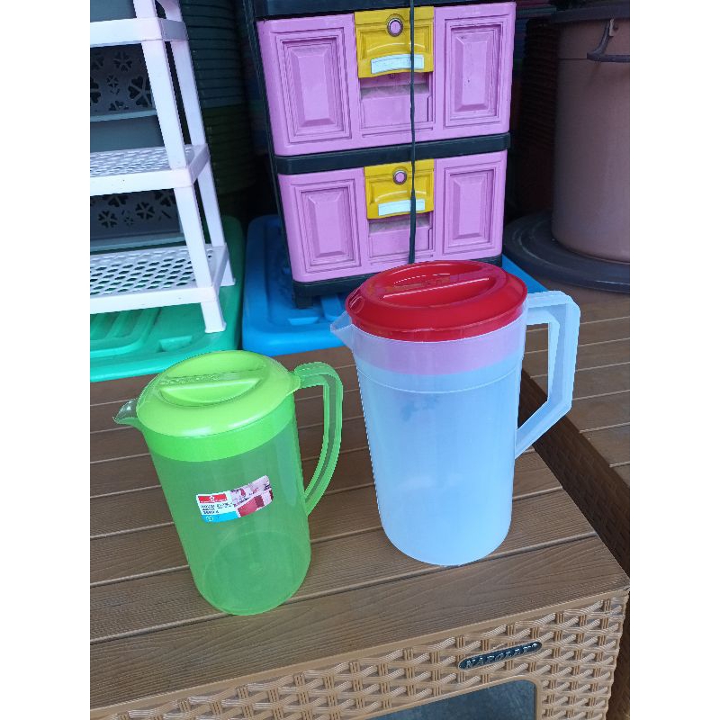 Jual TEKO AIR MINUM/ ESKAN PLASTIK/ TEKO PLASTIK/ WATER JUG 1,4 LITER DAN 2,1 LITER | Shopee ...