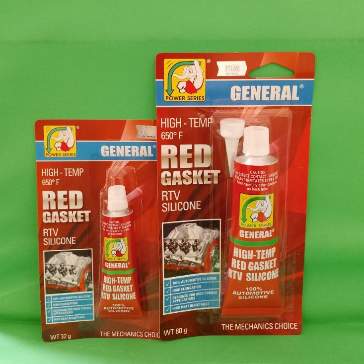 Jual Lem Silicon Red General / Lem Gasket Merah Autosil / lem Paking ...