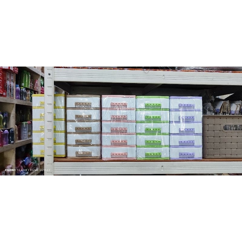 Jual Mini Container Ligo Susun 5 / Laci Mini Viola Tingkat / Rak Obat ...