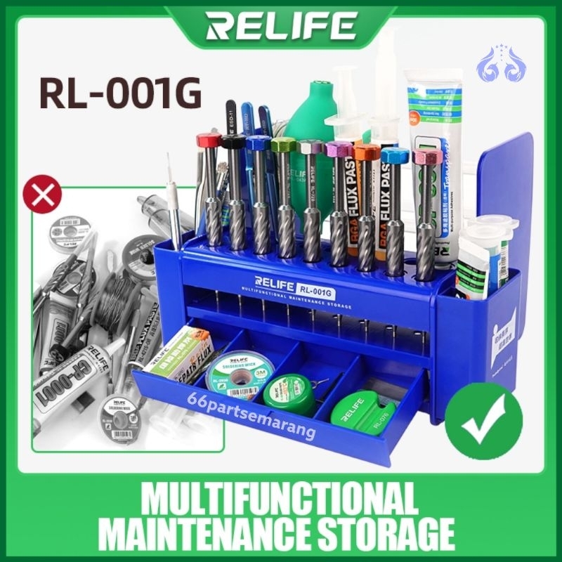 Jual Rak Organizer Relife RL-001G / Rak Penyimpanan Obeng Relife RL ...