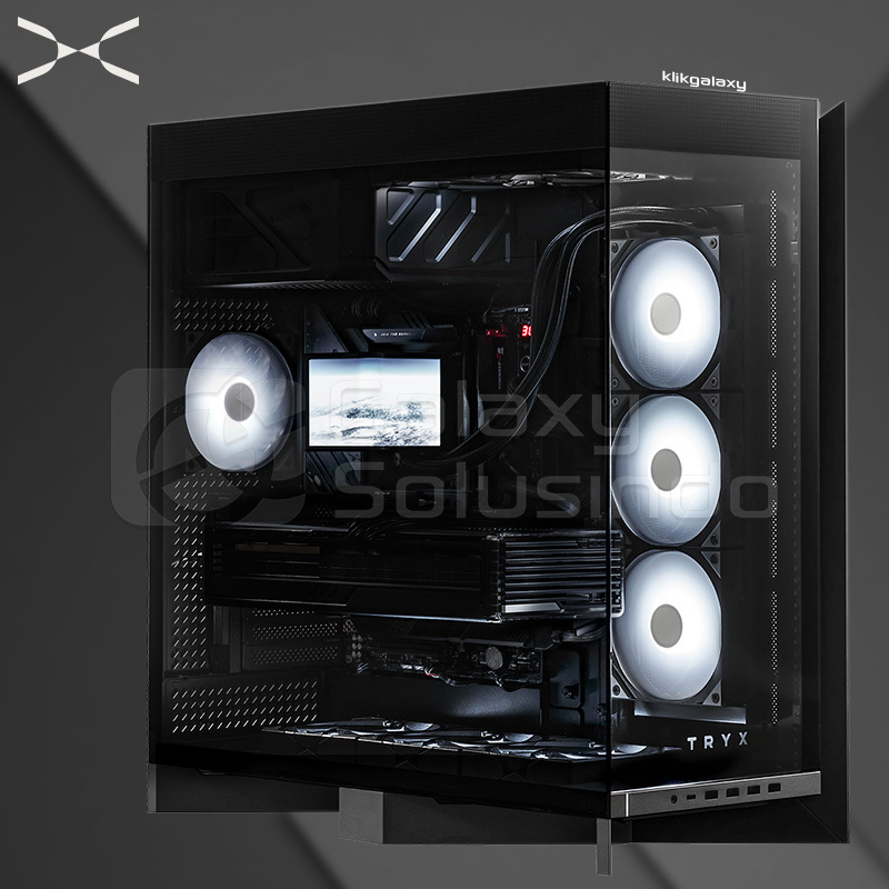 Jual TRYX LUCA L70 Tempered Glass Mid Tower E-ATX Gaming Case | Shopee ...