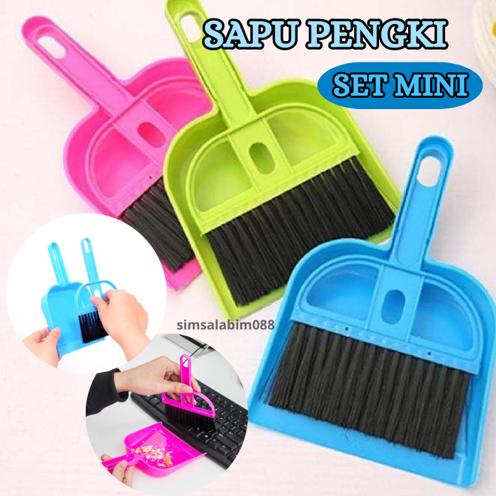 Jual Sapu Pengki Set Mini Kecil Mobil Serbaguna Multifungsi Dustpan ...