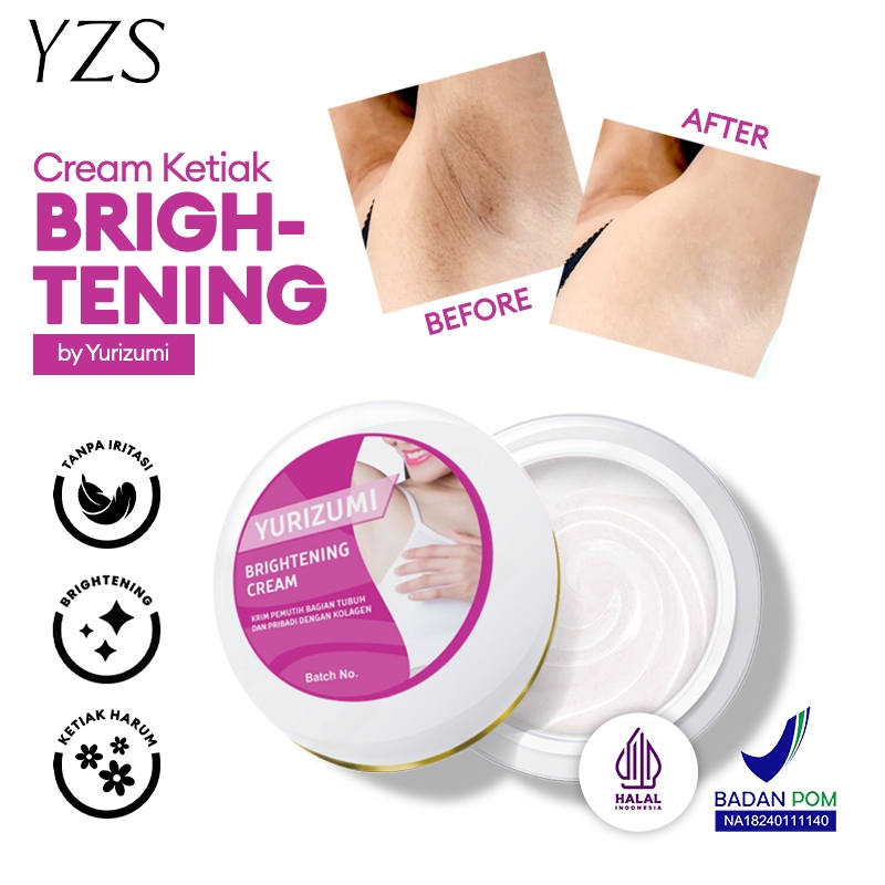 Jual YZS - Underarm Cream Krim Pencerah Ketiak Selangkangan Bokong Dan Lipatan Kulit Tubuh BPOM ...