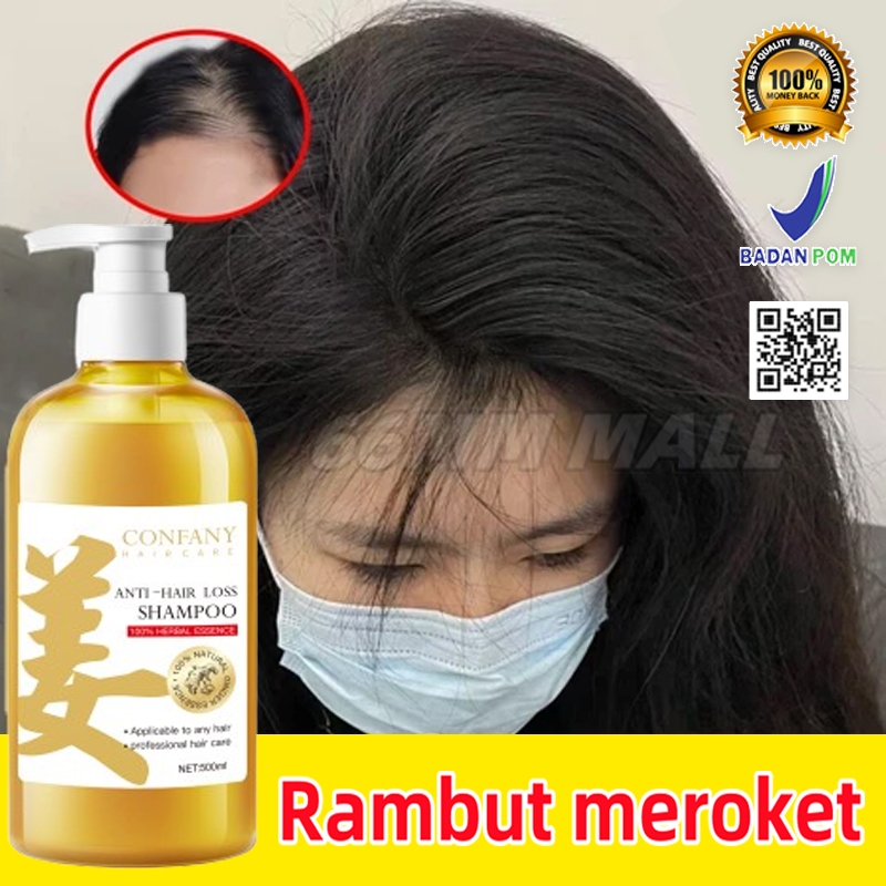 Jual shampoo penumbuh rambut cepat natur shampoo rambut rontok ginger shampoo anti ketombe dan ...