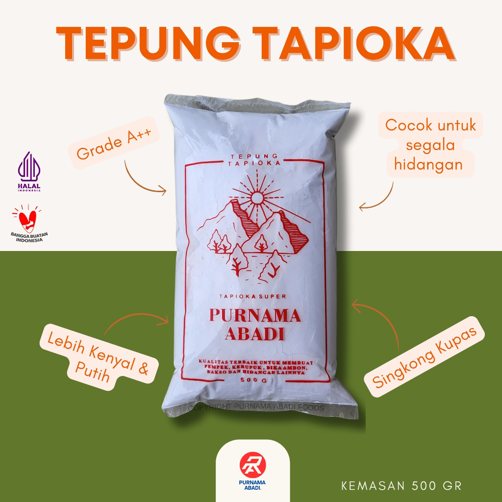 Jual Tepung Aci Tapioka Super 500 Gram | Shopee Indonesia