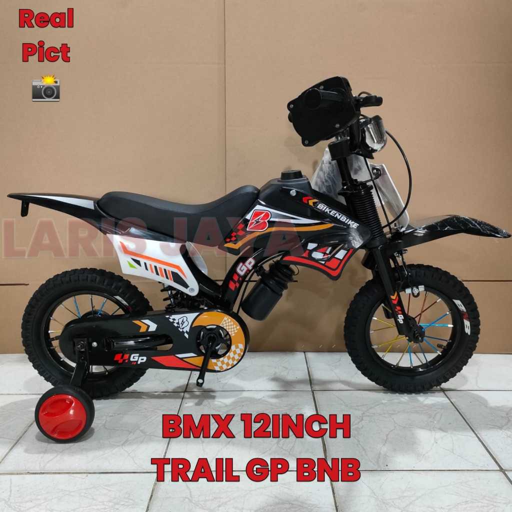 Jual SEPEDA ANAK LAKI LAKI BMX TRAIL BNB GP UKURAN 12 INCH , SEPEDA 12 ...