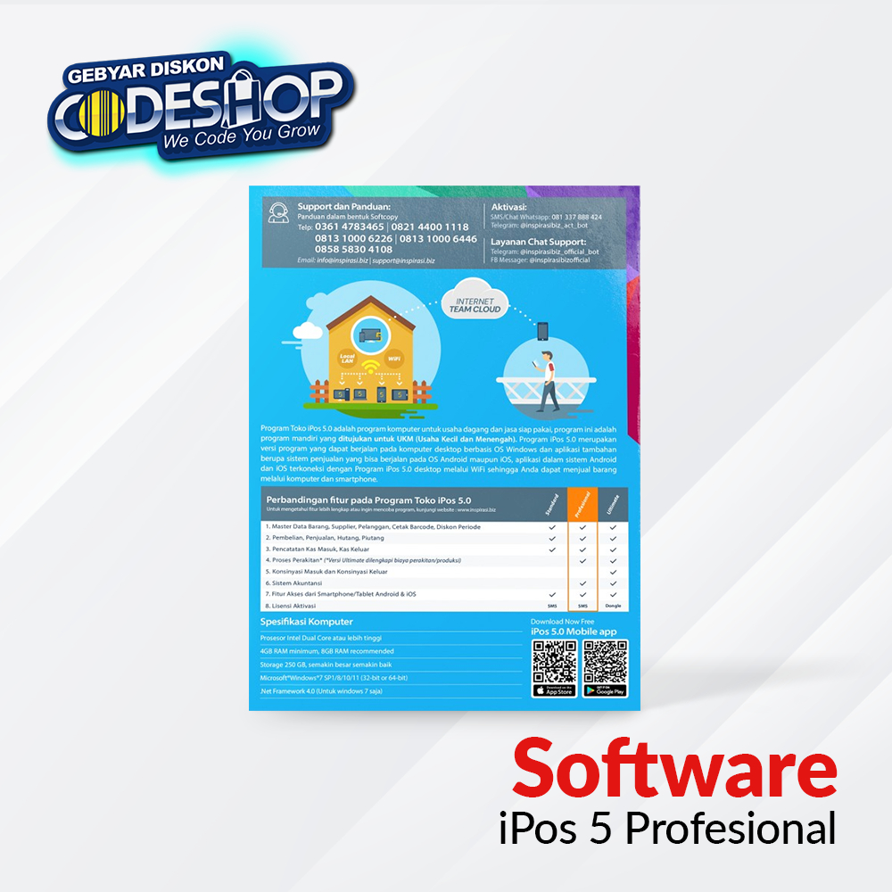Jual Inspirasibiz iPos 5.0 Profesional Program Toko Edisi Pro Software ...