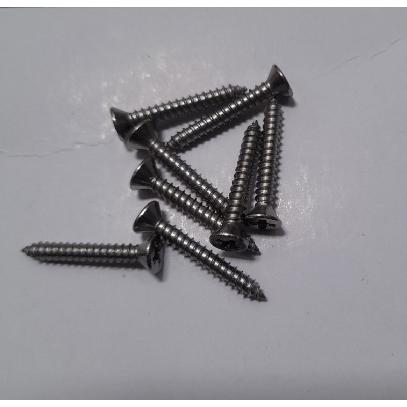 Jual skrup stainless 304 6×25mm | Shopee Indonesia