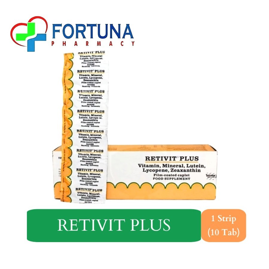 Jual RETIVIT PLUS | 1 Strip @10 Tablet | Memelihara Kesehatan dan ...