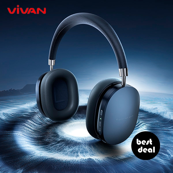 Jual Vivan Liberty H300 NC Headphone Wireless Bluetooth 5.4 Headset ANC ...
