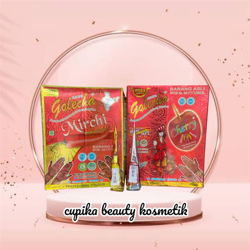 Jual p,uz - GOLECHA INAI TANGGAN HENNA RED CHERRY MIRCHI - INAI TANGAN ...