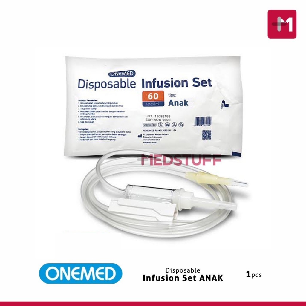 Jual Infus Set Anak Onemed Selang Infus Anak Onemed Infusion Set Alat ...