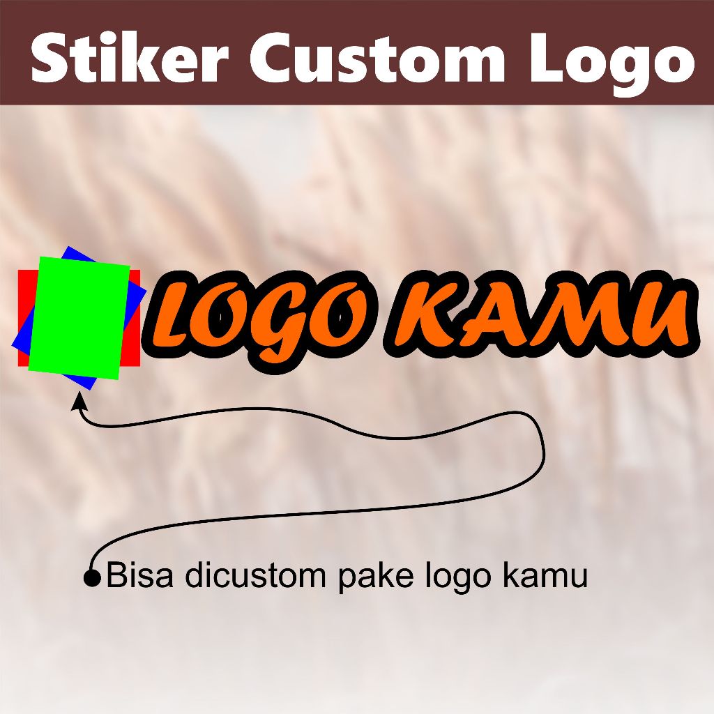 Jual STIKER CUSTOM LOGO | BISA CUSTOM LOGO DAN NAMA SENDIRI | STIKER ...