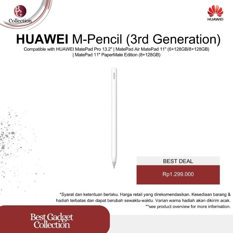 Jual HUAWEI M-Pencil 3rd Gen | Shopee Indonesia