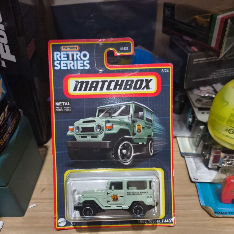 Jual Matchbox Retro Series Land Cruiser FJ FJ40 National Park Forest ...