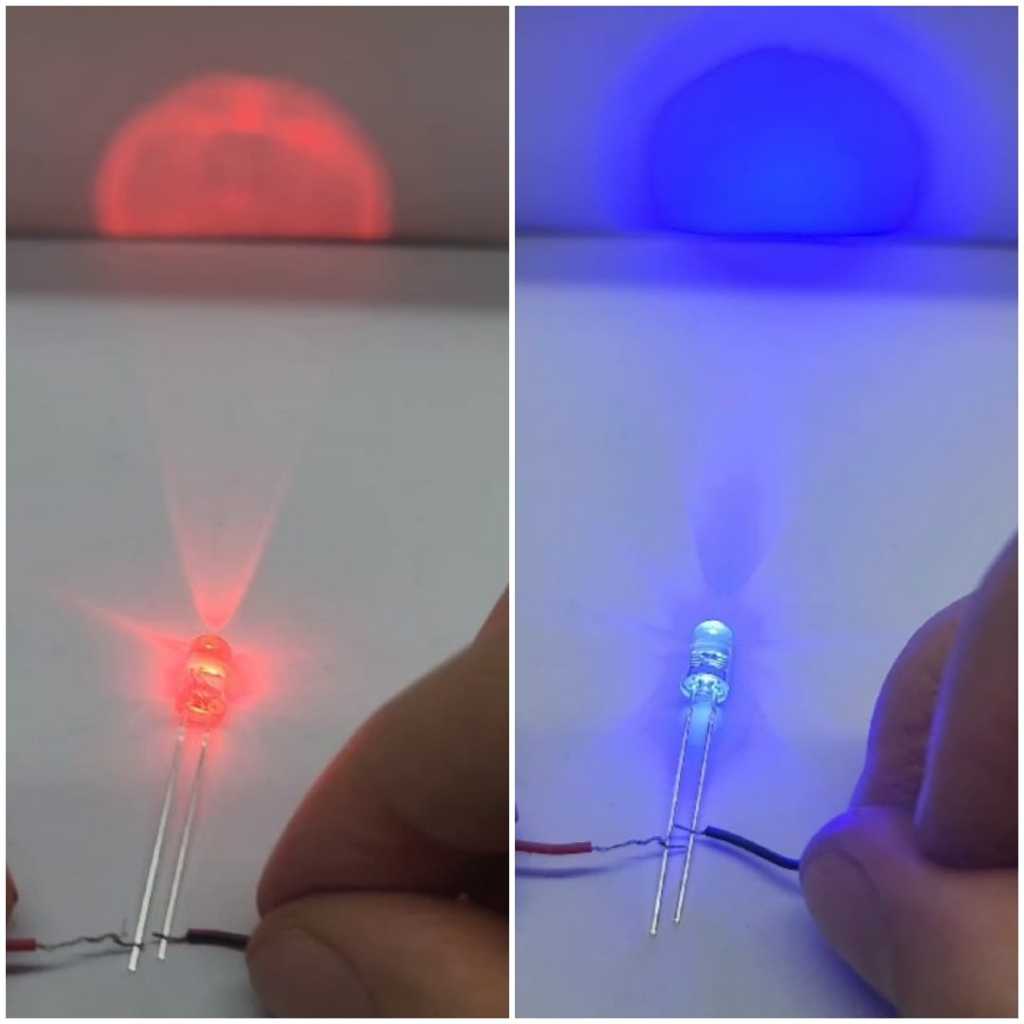 Jual lampu led 5mm transparant: isi 25pc 1 warna 2 warna dan rgb led ...