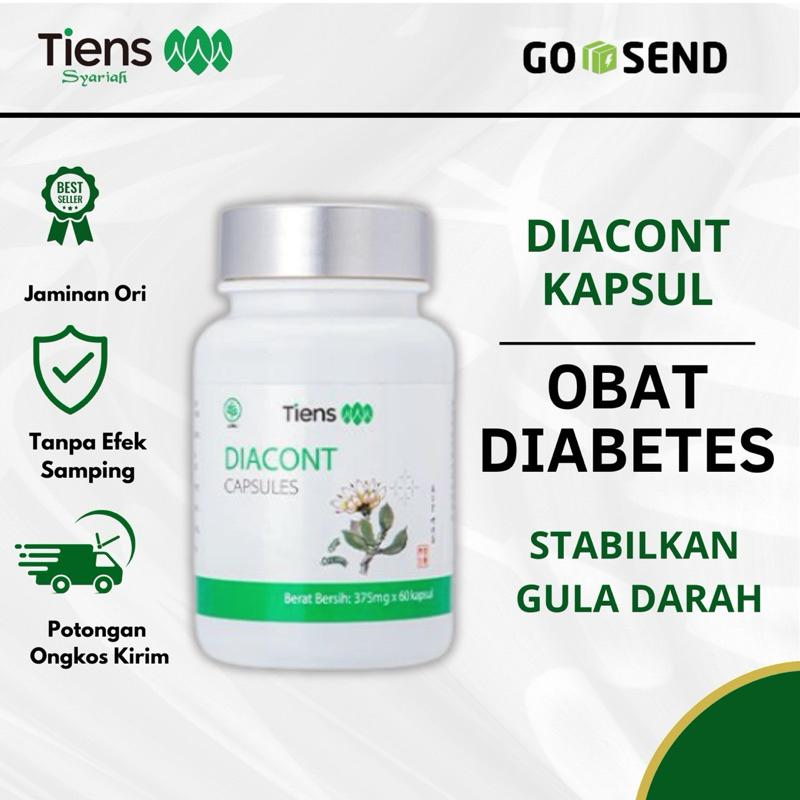 Jual DIACONT TIENS / MENURUNKAN KADAR GULA DARAH & DIABETES / ORIGINAL ...