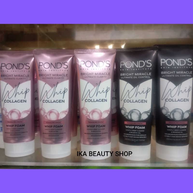 Jual Pond's Facial Foam Whip Collagen 100ml | Shopee Indonesia
