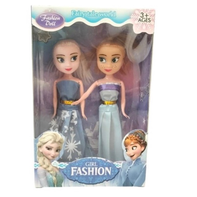 Jual Mainan Boneka Frozen isi 2 Elsa & Anna Let It Go CAntik I Boneka ...