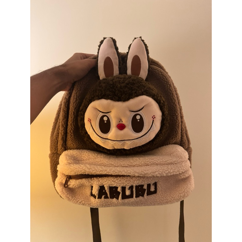 Jual TAS RANSEL LABUBU / LABUBU BACKPACK ORIGINAL POPMART - LABUBU BERBER FLEECE BACKPACK ...