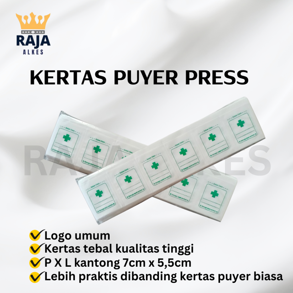Jual Kertas Puyer Press Per 100 Lembar Kertas Press isi 100 Lembar ...