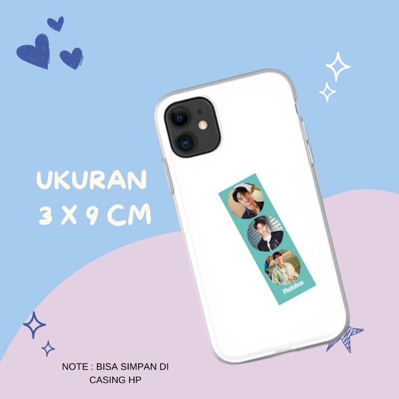 Jual photostrip mini ukuran 3x9 cm, muat di casing hp, dengan warna ...