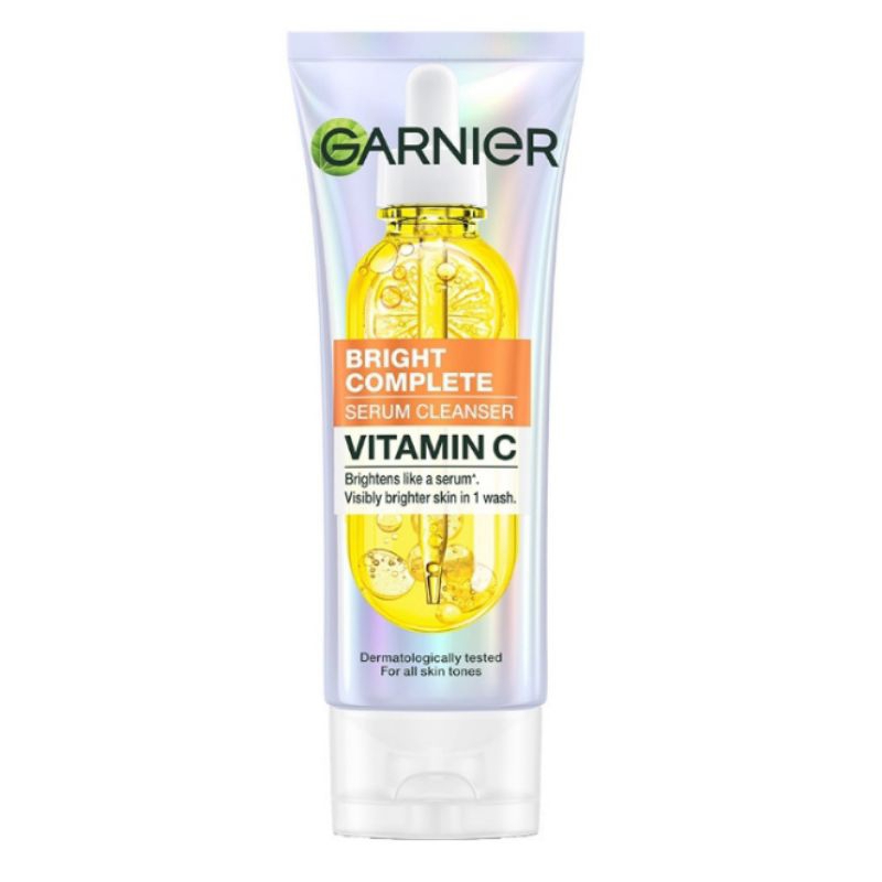 Jual Garnier Bright Complete Serum Cleanser Vitamin C Pembersih Wajah ...