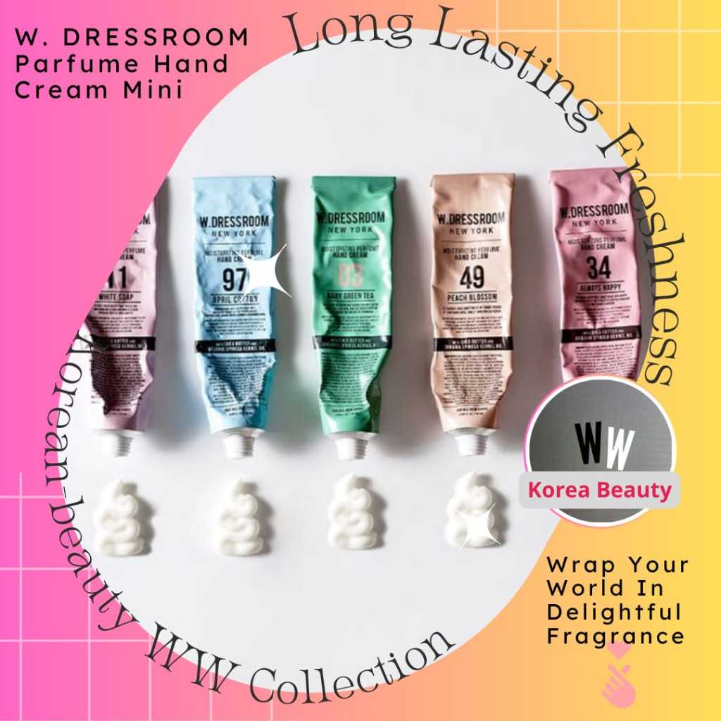 Jual READY INSTANT - W.DRESSROOM PARFUME HAND CREAM MINI (20ml ...