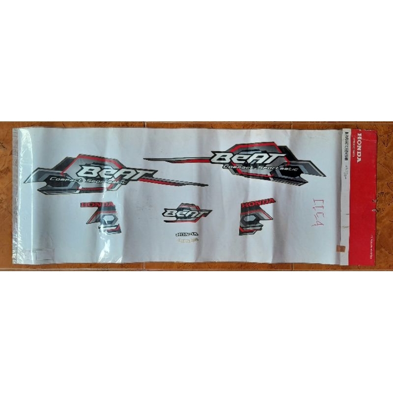Jual Striping stiker sticker body honda beat lama karbu warna hitam ...