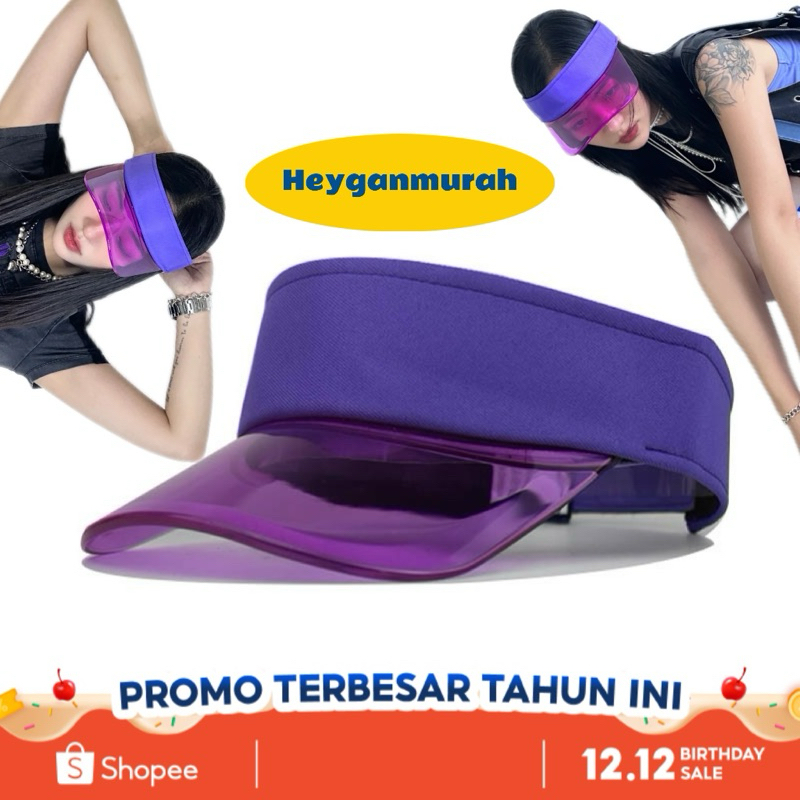 Jual Heyganmurah Topi Visor Wanita Olahraga Jogging Running Tennis Golf ...