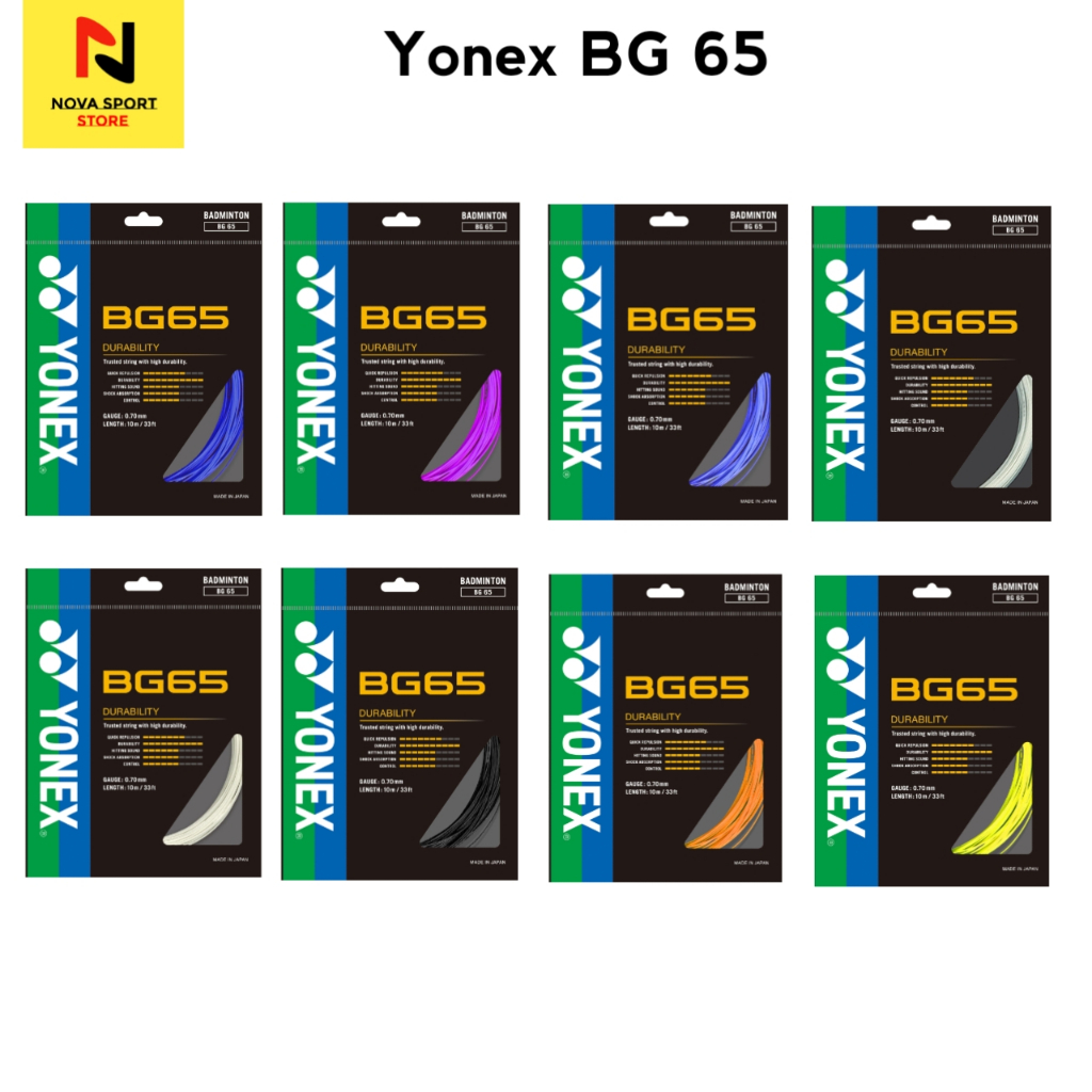 Jual Yonex Senar Badminton BG 65 Sp | Shopee Indonesia