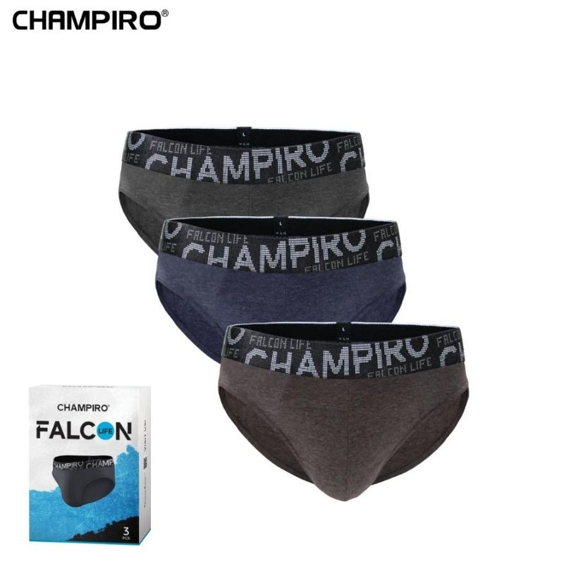 Jual ALZURA - Champiro Celana Dalam Pria 3 pcs Falconlife Brief C0332C ...