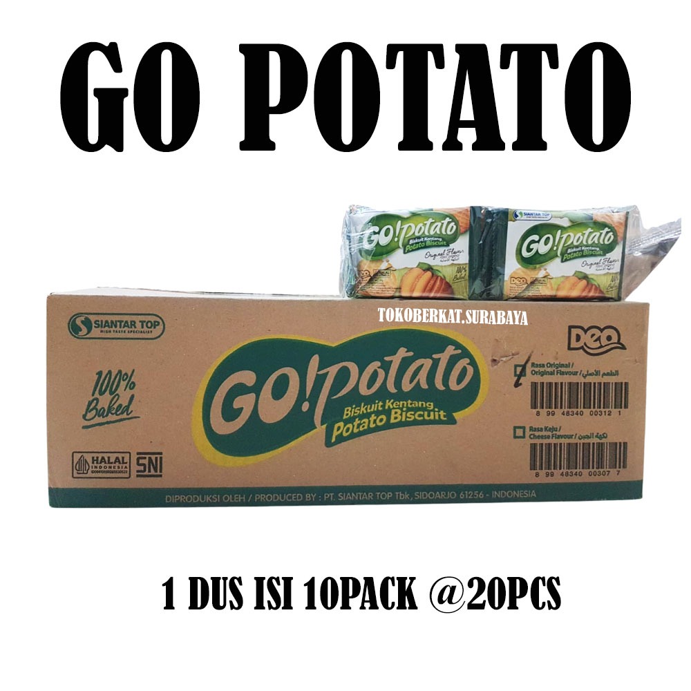Jual DEO GO POTATO BISKUIT KENTANG DUS ISI 10PACK | Shopee Indonesia