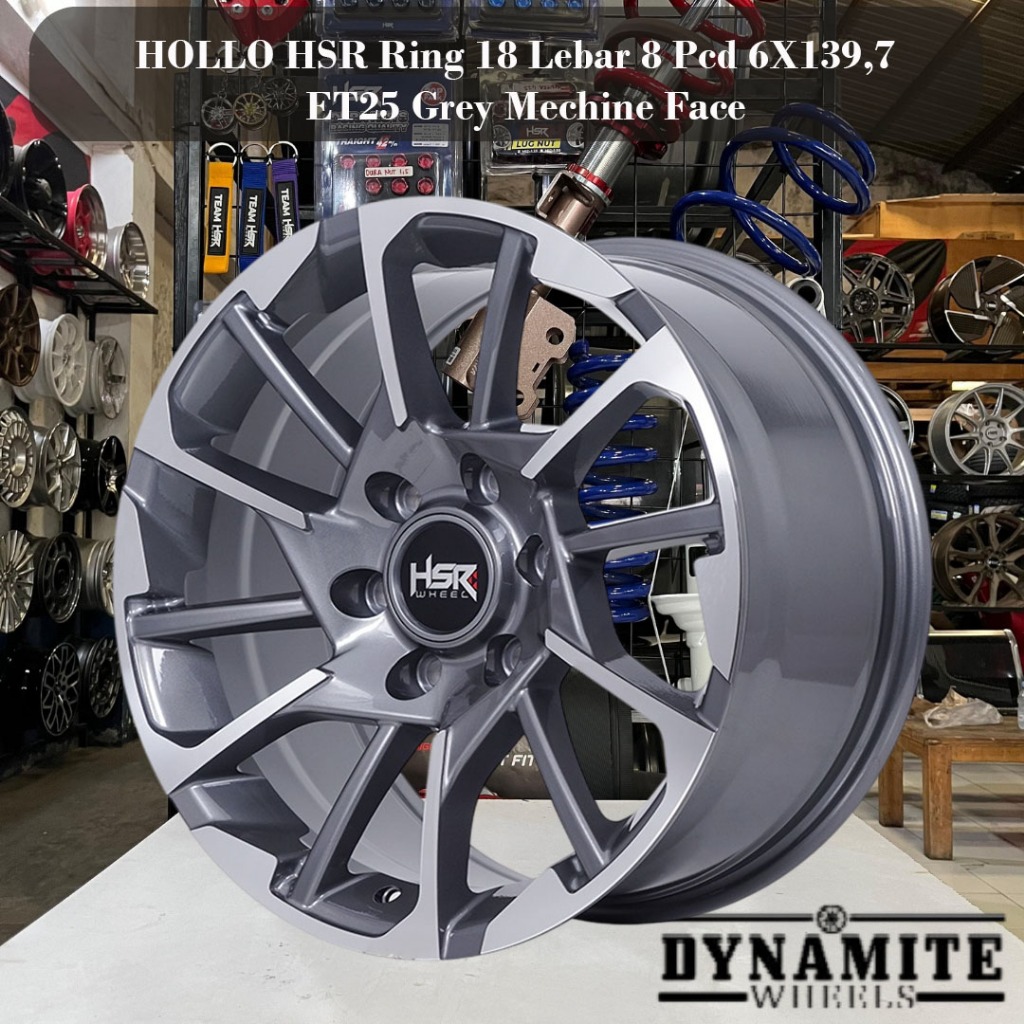 Jual velg mobil r18 hsr holo ring 18 lebar 8 untuk fortuner pajer hilux ...