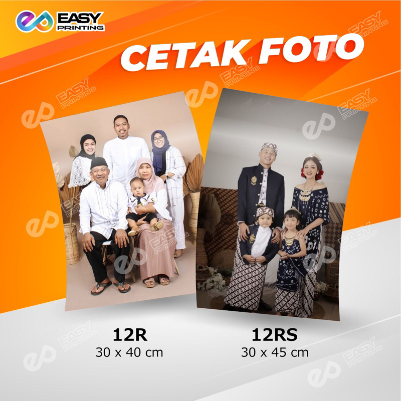 Jual Cetak Foto 12R (30x40)cm dan 12RS (30x45)cm | Shopee Indonesia