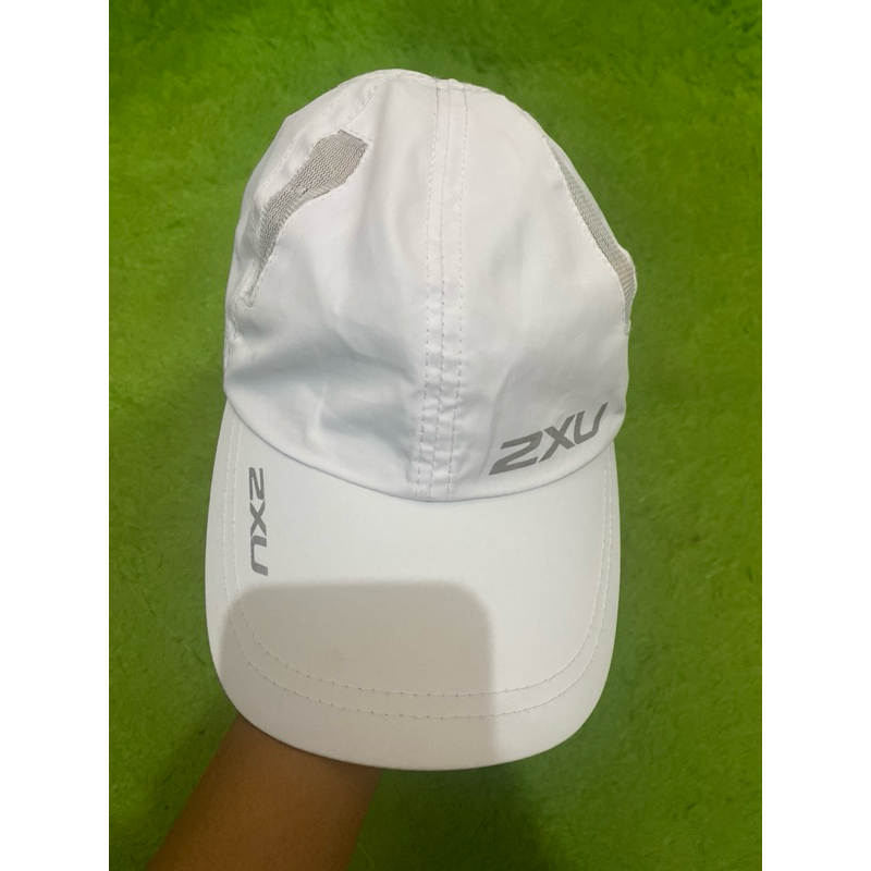 Jual 2XU Running Cap white ORI ( Preloved ) | Shopee Indonesia