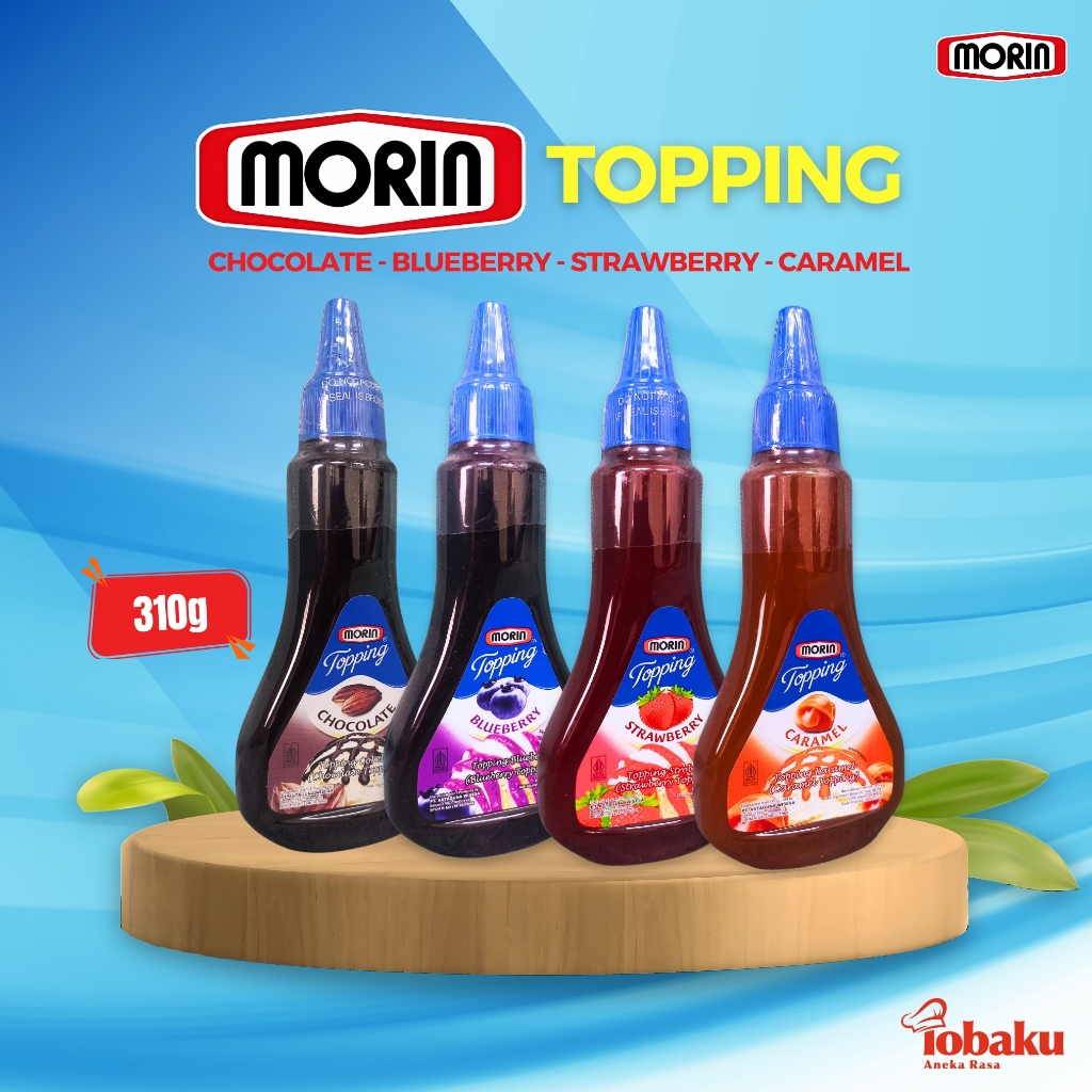 Jual MORIN Topping Kemasan Botol 310g - Chocolate, Blueberry ...