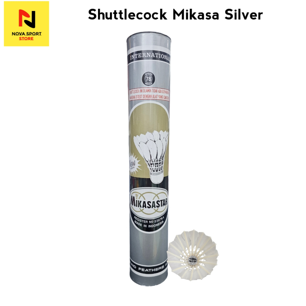 Jual Shuttlecock Badminton Mikasa Star Silver | Shopee Indonesia