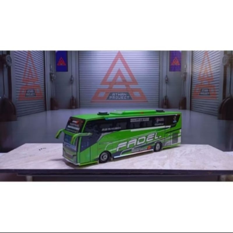 Jual Miniatur Bus MAUDI JB5 MSM Asyrof Set Ban Mainan Basuri | Shopee ...