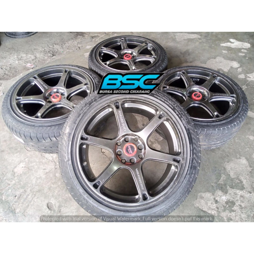 Jual Velg Mobil Racing Bekas R17 Volk Rays Pcd 4x100 4x114 Ban Ring 17 Buat Avanza Xenia Livina ...