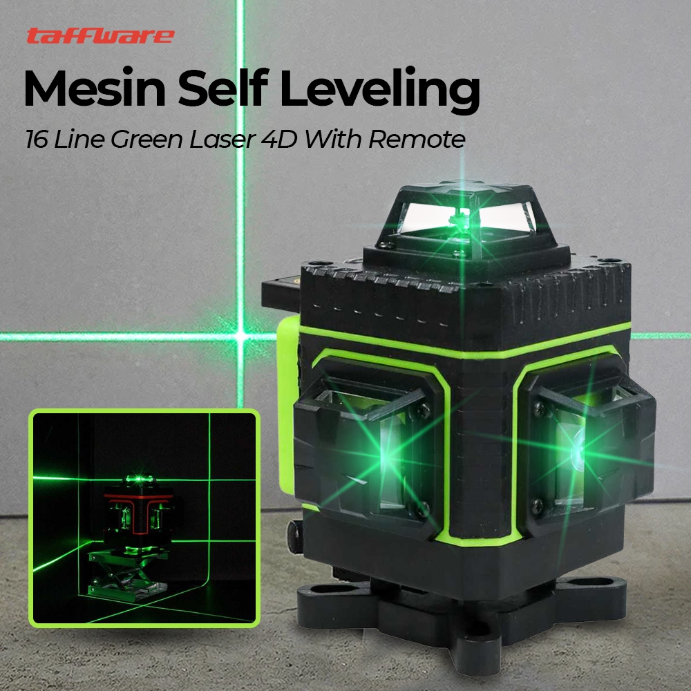 Jual Hilda Laser Level Self Leveling 16 Line 4D IP54 with Remote - LD ...